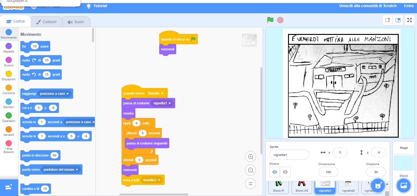 Fumetti e coding – Si fa scuola